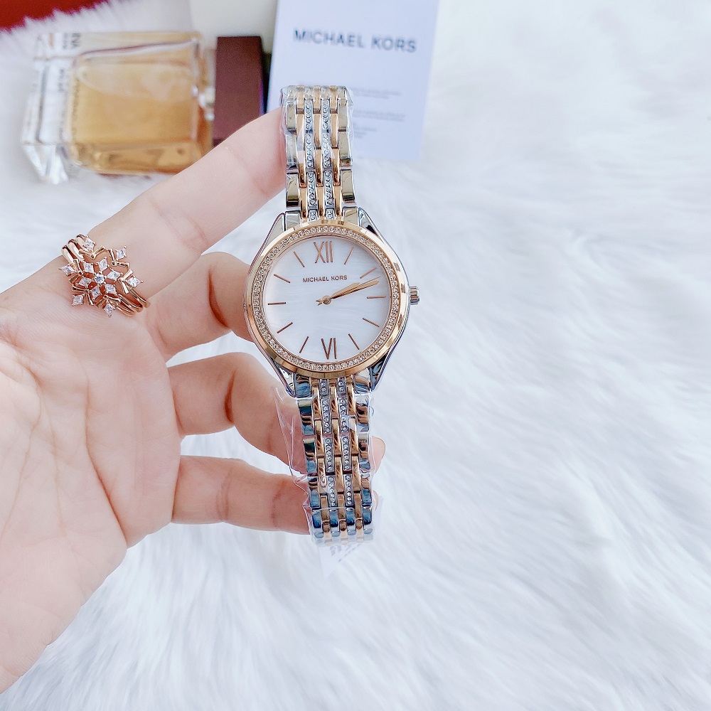 Đồng Hồ Michael Kors Nữ MK7077 Dây Demi Size 36mm Chính Hãng