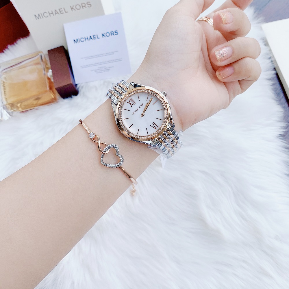 Đồng Hồ Michael Kors Nữ MK7077 Dây Demi Size 36mm Chính Hãng
